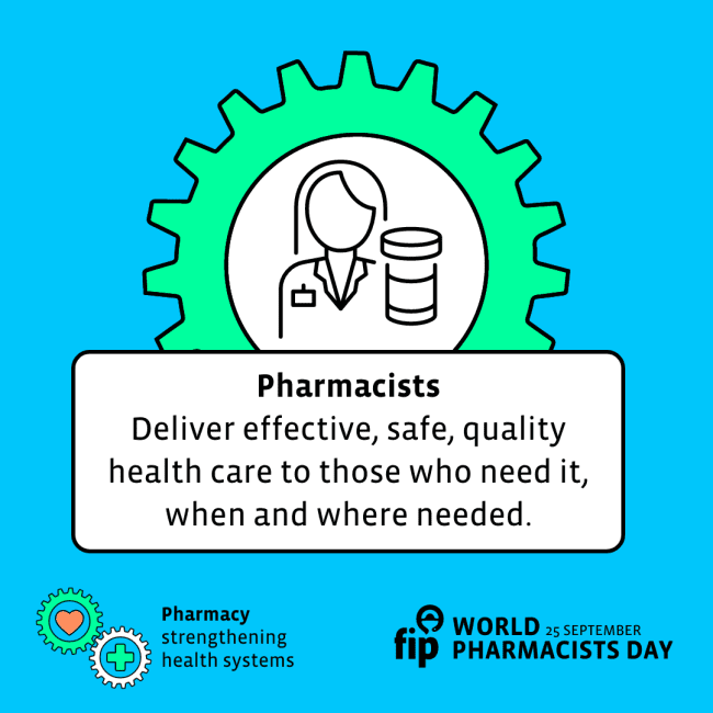 The CCA celebrates World Pharmacists Day! - The Company Chemists ...